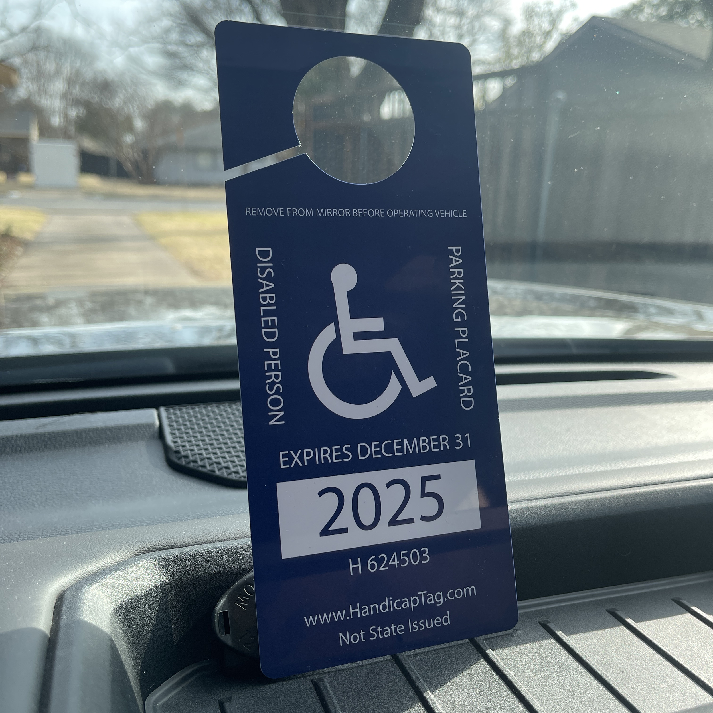 1 Permit Handicap Parking Permits And Tags